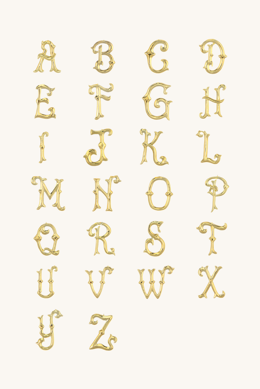 Preston Alphabet Letter Chain Necklace